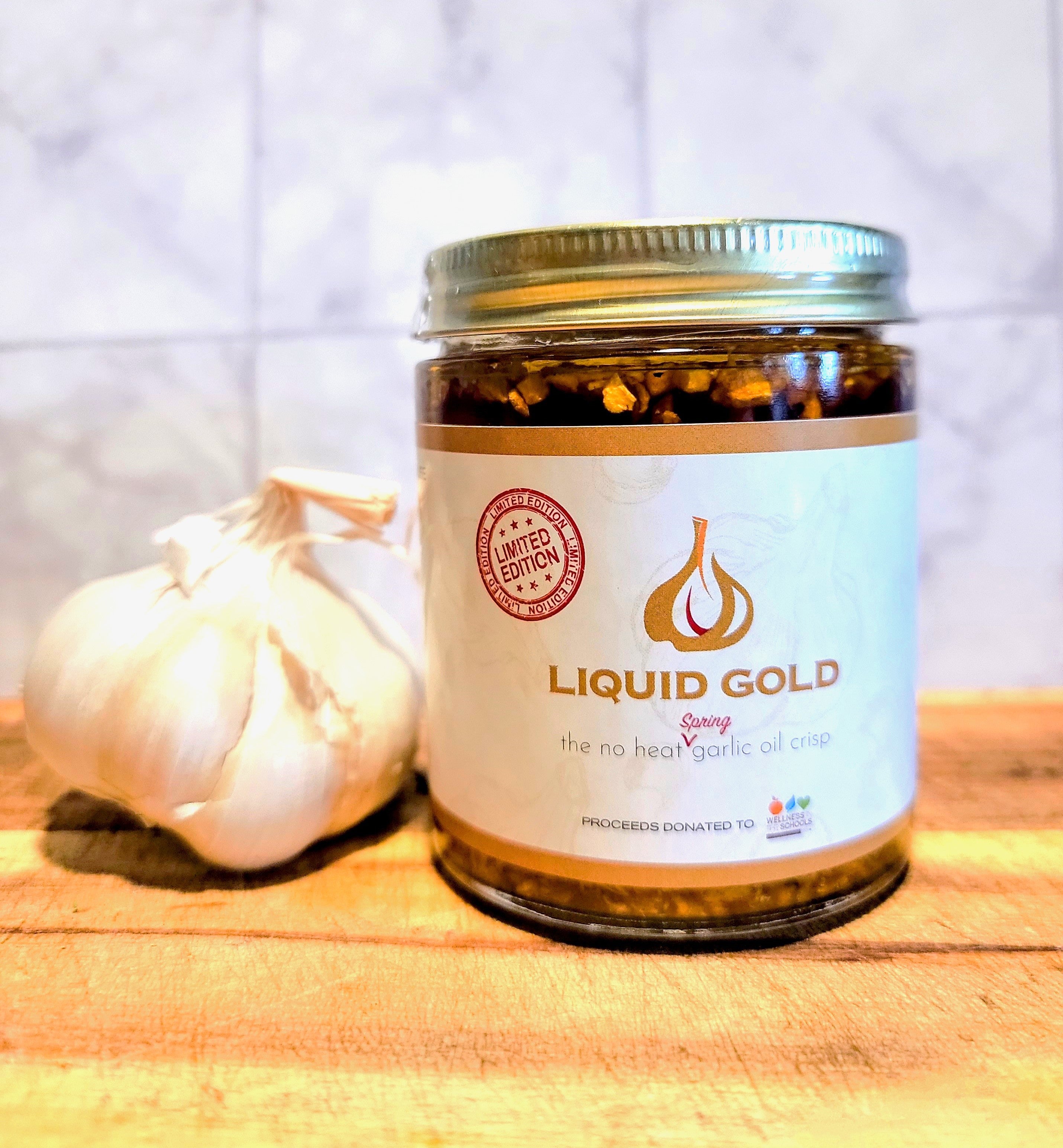 Liquid Gold 6oz - Home made garlic crisp
