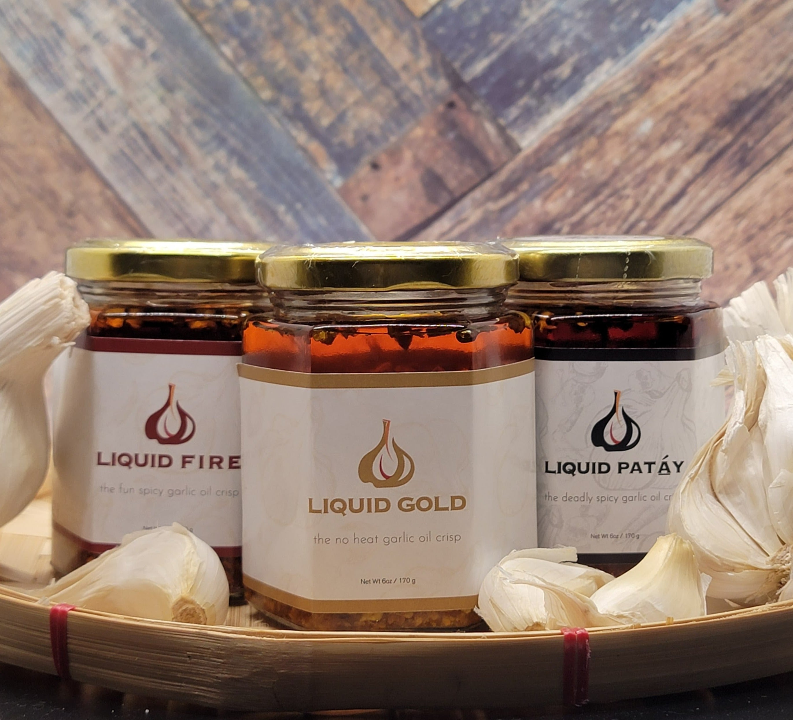 Garlic Trio - Home made garlic crisp